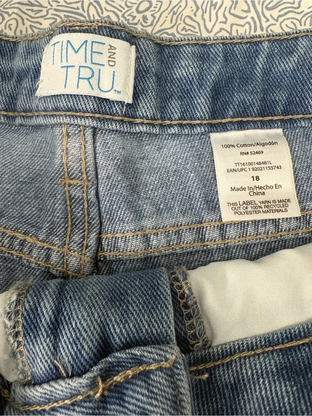 Time and Tru | Shorts | Time And Tru Light Blue Frayed Denim Shorts ...